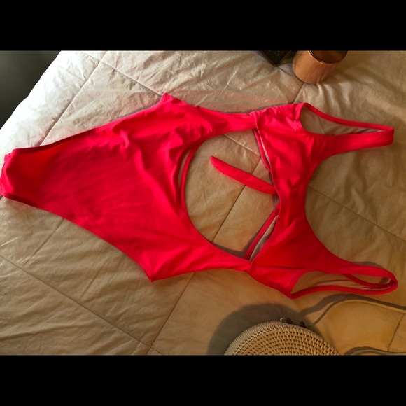 Swim | Hot Pink Open Stomach Bikini | Poshmark
